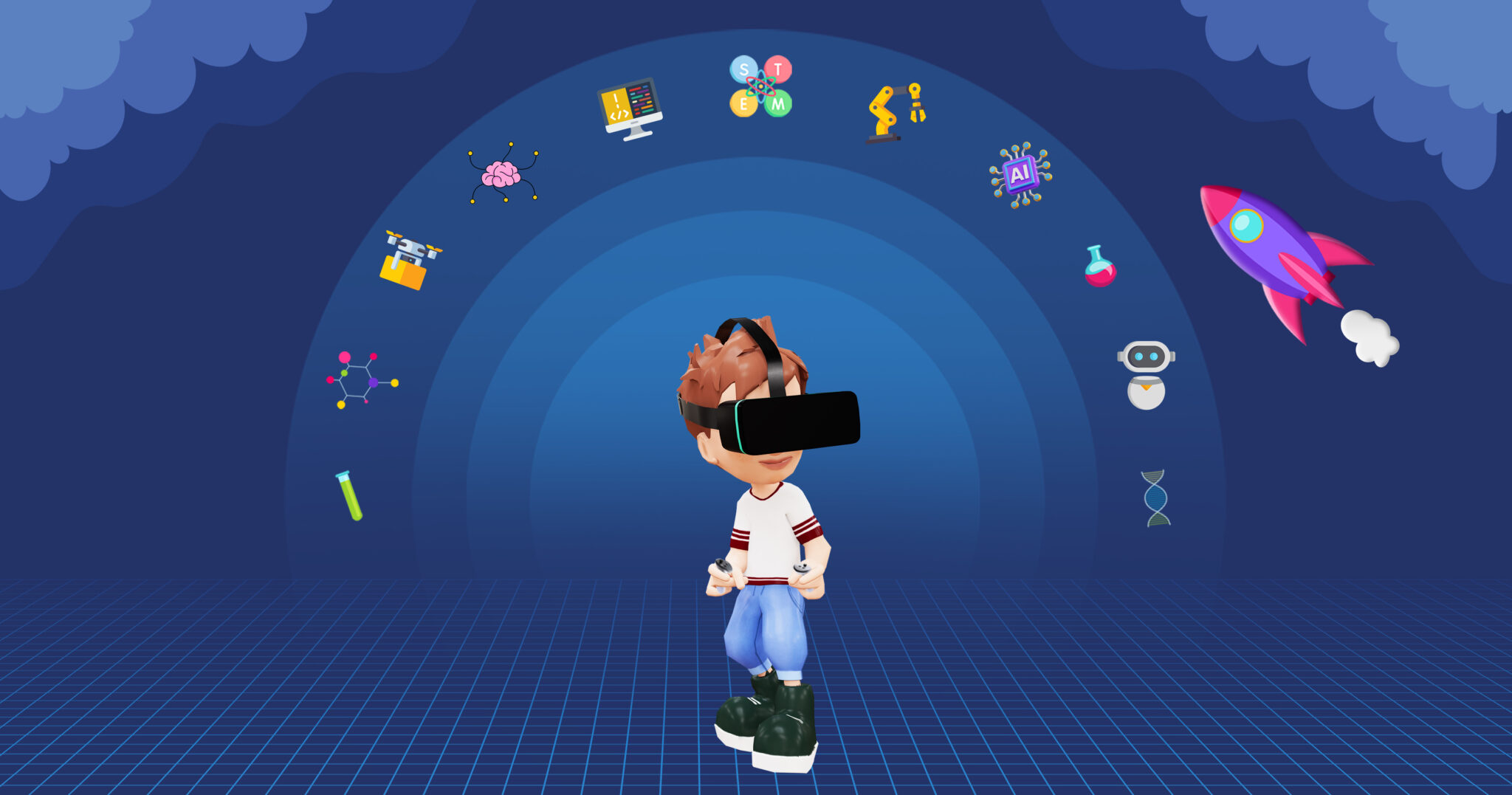 Leading Robotics & AI Lab, Stem & Atal Tinkering Lab , VR Lab setup ...