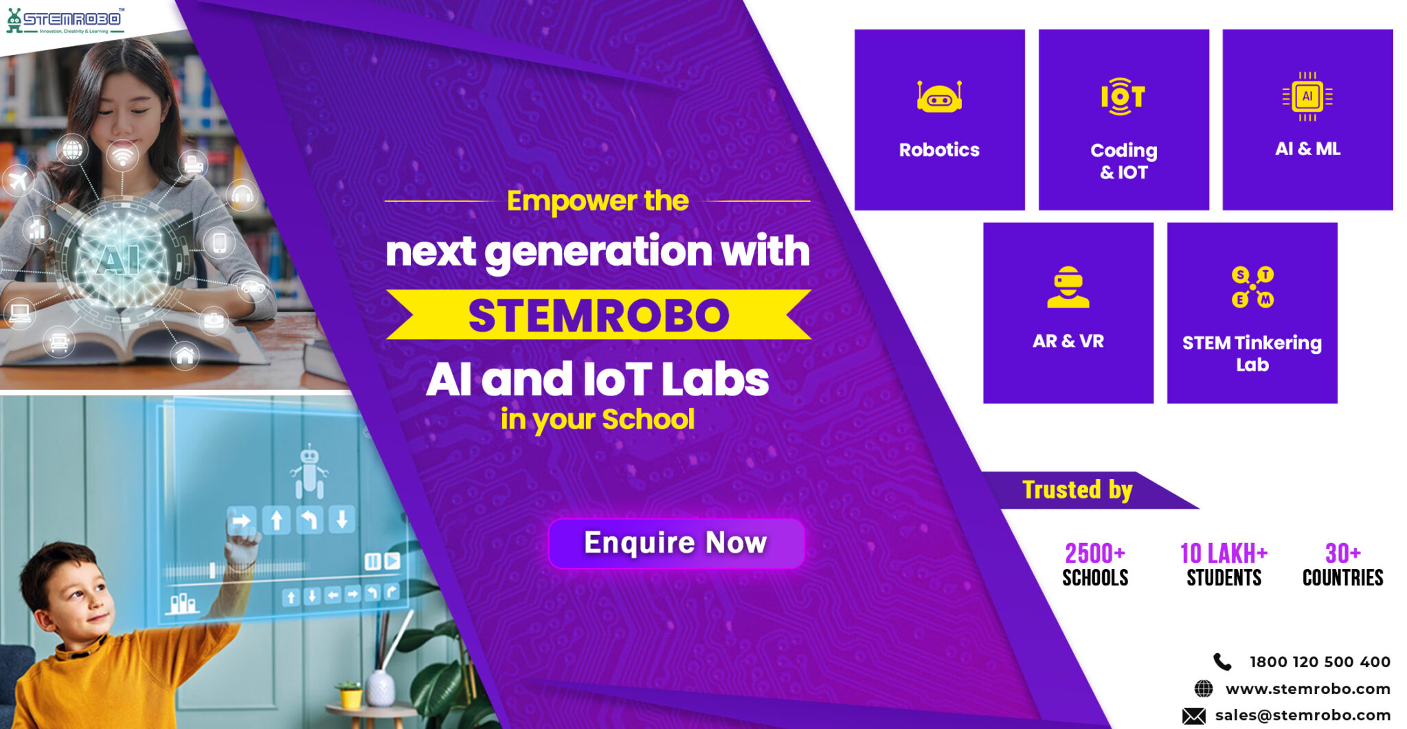IoT Lab Equipment for Schools - STEMROBO EdTech Company